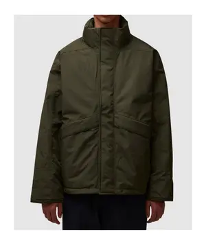 Nanamica Puffer Jacket With High Neck And Zipper Closure