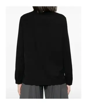 Herno Collarless Long Sleeve Blouse