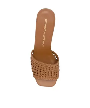 STUART WEITZMAN Woven Open-toe Heeled Sandals