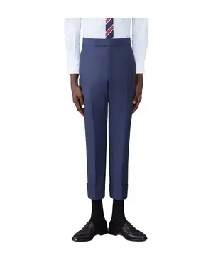 Thom Browne Fit 1 Backstrap Cropped Trousers