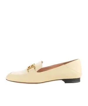 Bally Ellah Flat Loafers With Metal Chain Detail