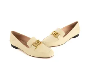 Bally Ellah Flat Loafers With Metal Chain Detail