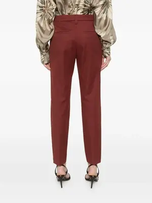 Brunello Cucinelli Twill Trousers - Red