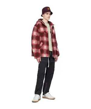 Isabel Marant Étoile Hooded Plaid Zip-up Jacket