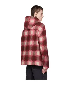 Isabel Marant Étoile Hooded Plaid Zip-up Jacket