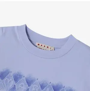 Marni Short Sleeve T-shirt With Front Pattern