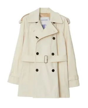 Burberry Double Breasted Belted Trench Coat