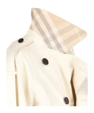 Burberry Double Breasted Belted Trench Coat