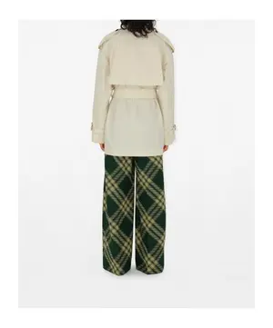 Burberry Double Breasted Belted Trench Coat