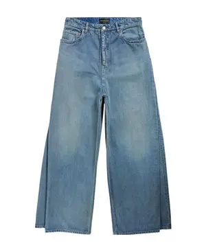 Balenciaga Mid-rise Straight Leg Baggy Jeans