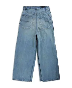 Balenciaga Mid-rise Straight Leg Baggy Jeans
