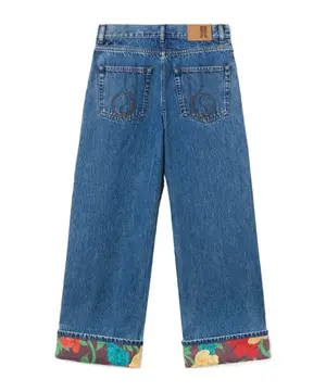 La DoubleJ Embroidered Floral Jeans