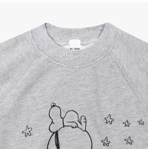 RE/DONE Printed Long Sleeve Sweatshirt