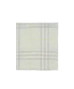 Burberry Wide Check Fringed Scarf - Mint