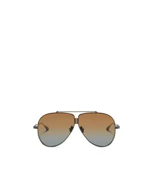 Valentino Garavani Aviator Sunglasses With Logo Details