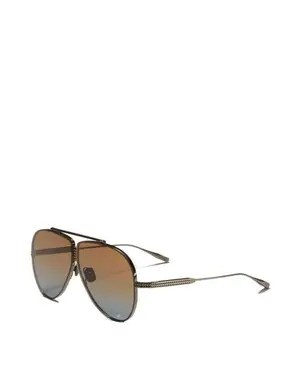 Valentino Garavani Aviator Sunglasses With Logo Details