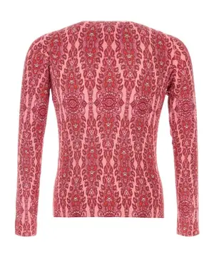 Etro Printed V-neck T-shirt