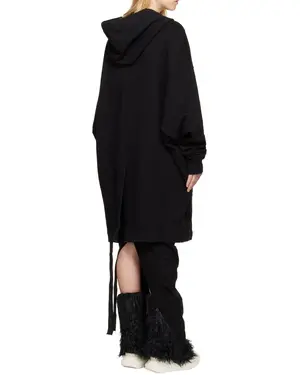 Rick Owens Full Zip Organic Cotton Hoodie