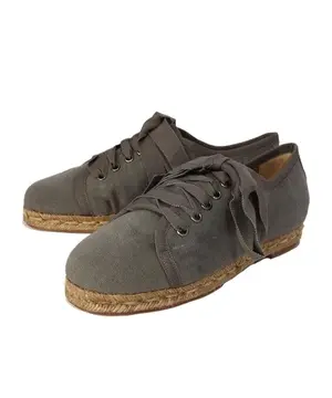 LANVIN Espadrille Sneakers With Tie Fastening - Brown