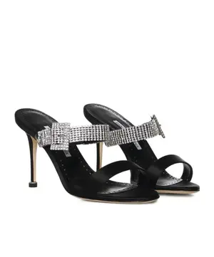 Manolo Blahnik Embellished Heeled Sandals
