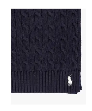 Polo Ralph Lauren Pony Pattern Knitted Scarf