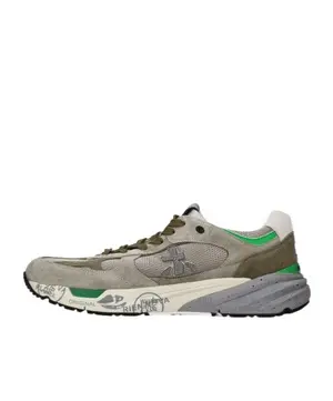 Premiata Lace-up Low-top Sneakers With Logo Detailing