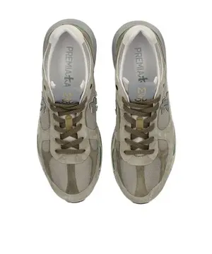 Premiata Lace-up Low-top Sneakers With Logo Detailing