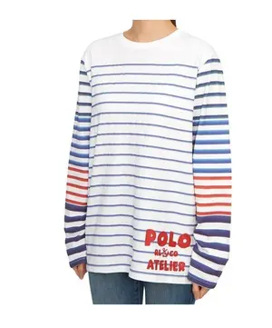 Polo Ralph Lauren Long Sleeve Striped Crewneck T-shirt