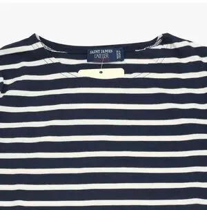 Saint James Striped Long Sleeve Crewneck T-shirt