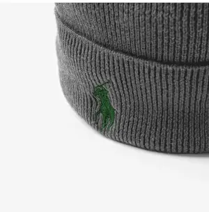 Polo Ralph Lauren Ribbed Beanie With Embroidered Pony Logo