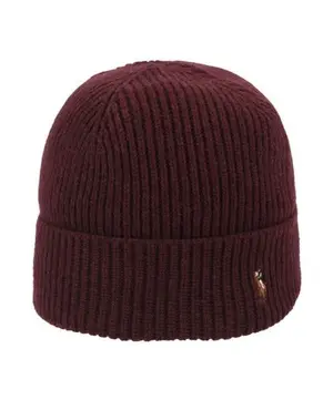 Polo Ralph Lauren Ribbed Beanie - Black