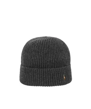 Polo Ralph Lauren Ribbed Beanie - Black