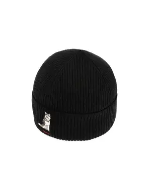 Polo Ralph Lauren Ribbed Knit Beanie Hat - Black