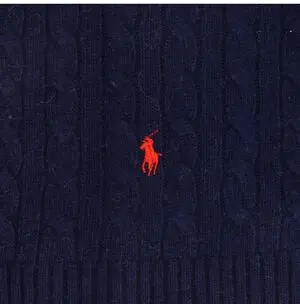 Polo Ralph Lauren Pony Pattern Knitted Scarf