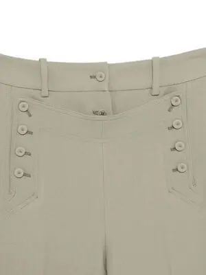 Ermanno Scervino Tailored Button-detailed Trousers
