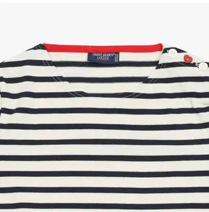Saint James Striped Long Sleeve Crewneck T-shirt