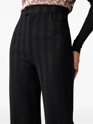 Missoni Zigzag Pattern Straight Leg Trousers