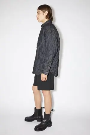 Acne Studios Crinkled Denim Shirt Jacket