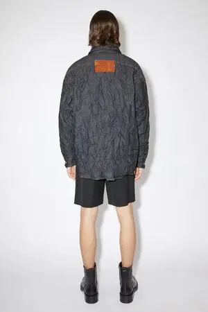 Acne Studios Crinkled Denim Shirt Jacket