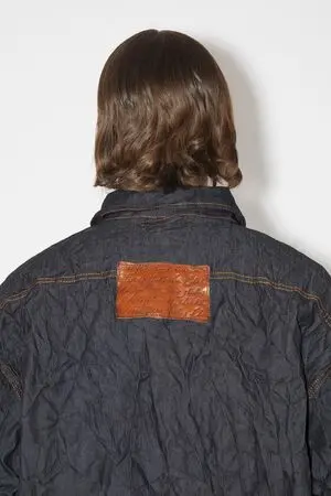 Acne Studios Crinkled Denim Shirt Jacket