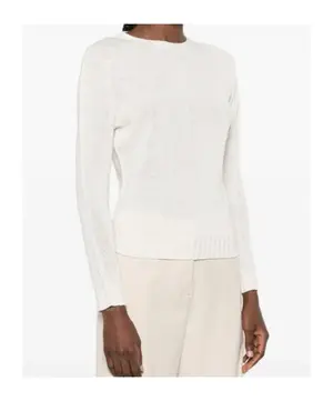 Fabiana Filippi Long Sleeve Crew Neck Sweater