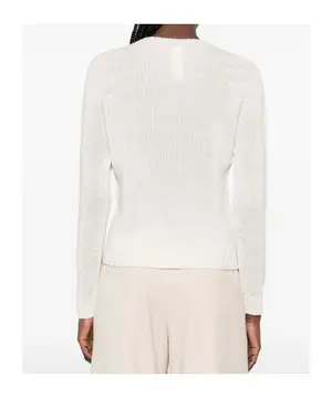 Fabiana Filippi Long Sleeve Crew Neck Sweater