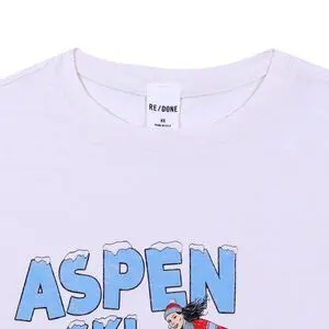 RE/DONE Aspen Ski Spree Printed T-shirt