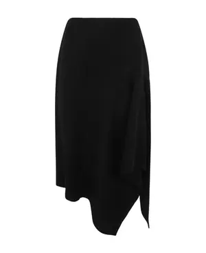 Dries Van Noten Asymmetrical Zipper Skirt