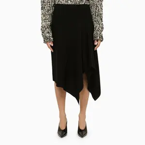 Dries Van Noten Asymmetrical Zipper Skirt
