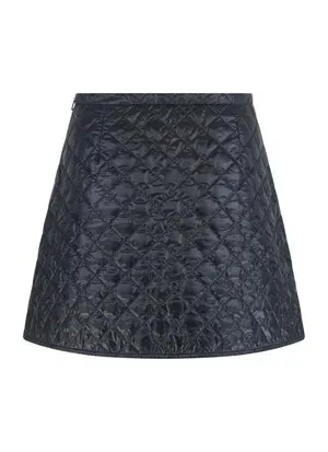 Moncler Quilted Logo Skirt