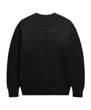 C.P. COMPANY Crew Neck Textured Sweater