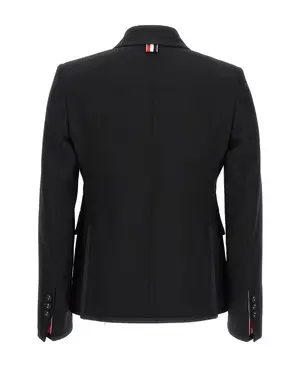 Thom Browne Notched Lapel Fitted Jacket