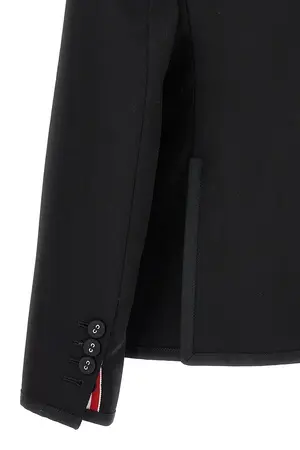 Thom Browne Notched Lapel Fitted Jacket