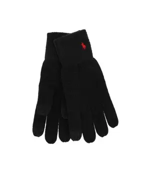 Polo Ralph Lauren Ribbed Gloves - Black